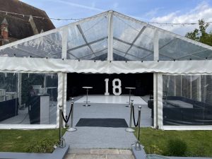 Transparent marquees - Cameo Event Hire