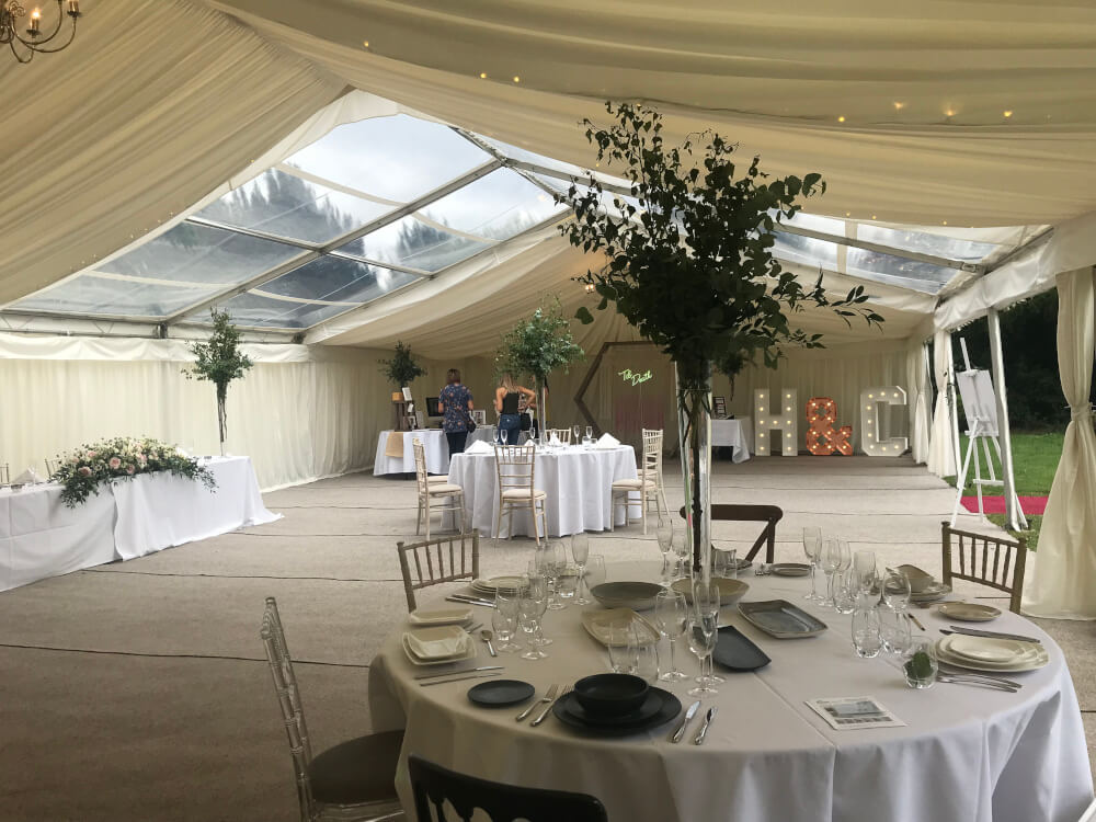 Transparent marquees | Cameo Event Hire